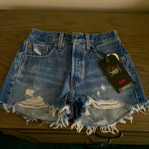 Levi's | Shorts | Levis Premium High Rise 5 Shorts | Poshmark